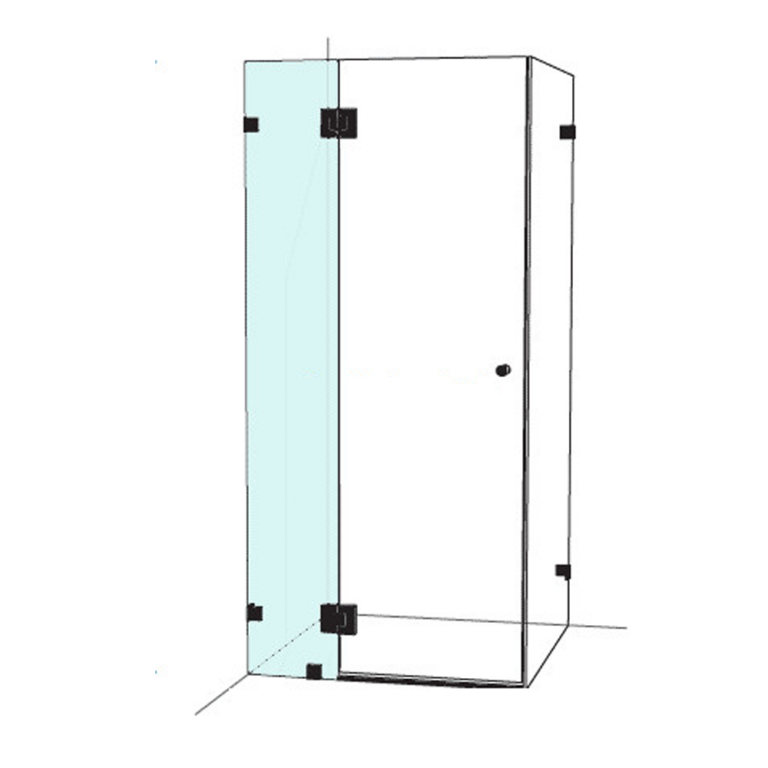 (Code: SSH-) 10mm Frameless Shower Hinge Panel (2000mm Height) - The ...